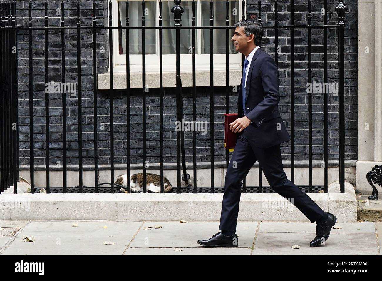 Prime Minister Rishi Sunak departs 10 Downing Street, London, walking ...