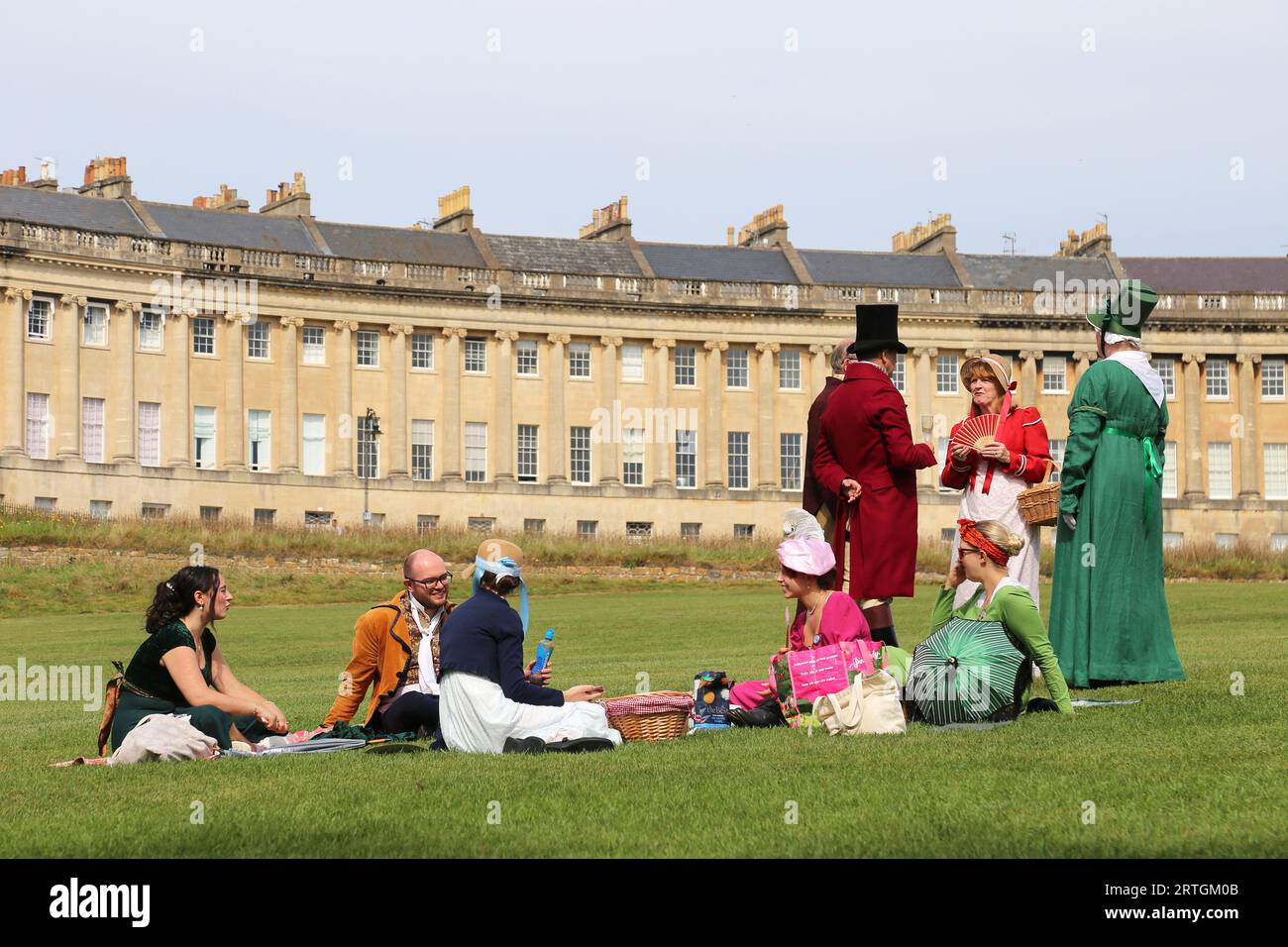 Regency Picnic, Jane Austen Festival 2023, Royal Crescent, Bath ...