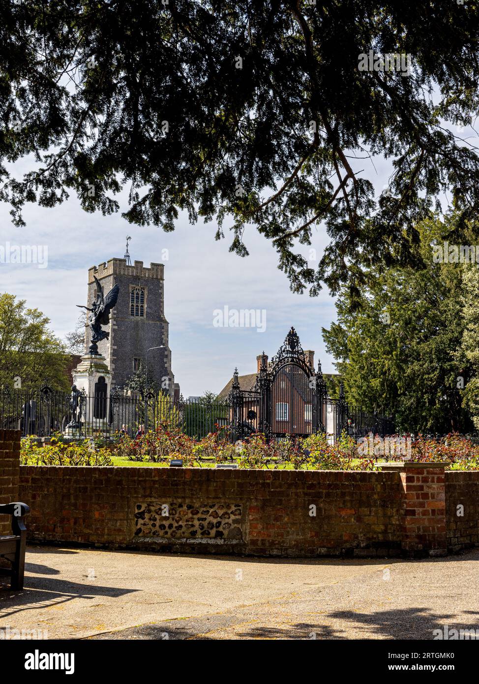 Castle Park, Colchester Essex UK Stock Photo - Alamy