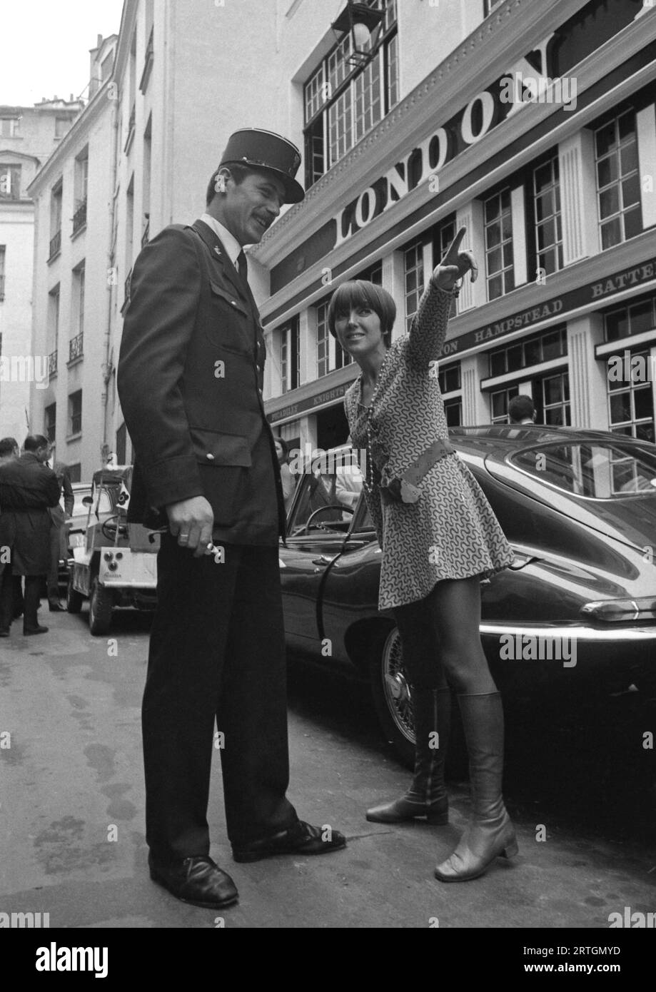 Mary Quant in Paris on May 2, 1968. (AP Photo/Michel Lipchitz Stock ...