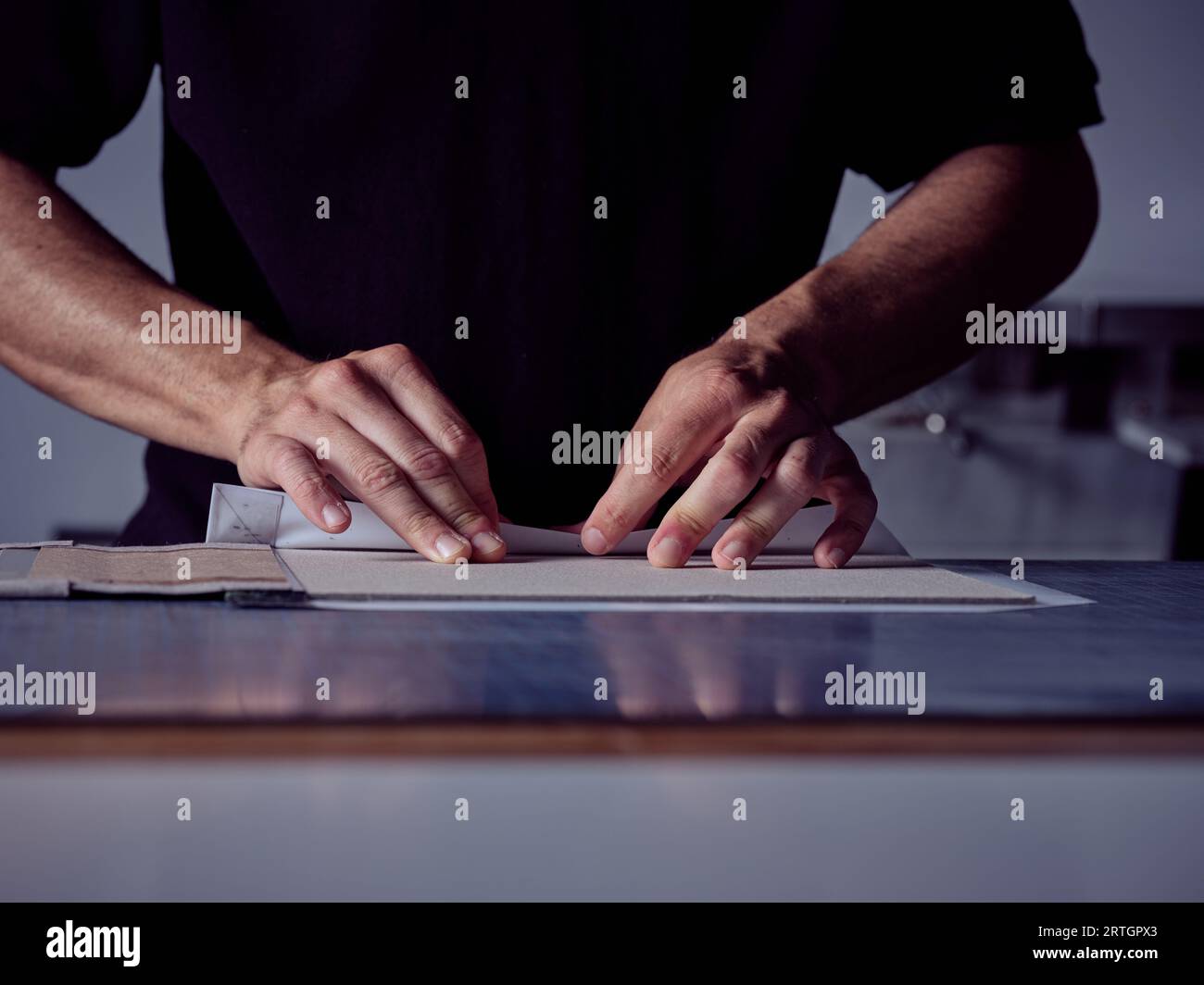 Bookbinding process hi-res stock photography and images - Alamy