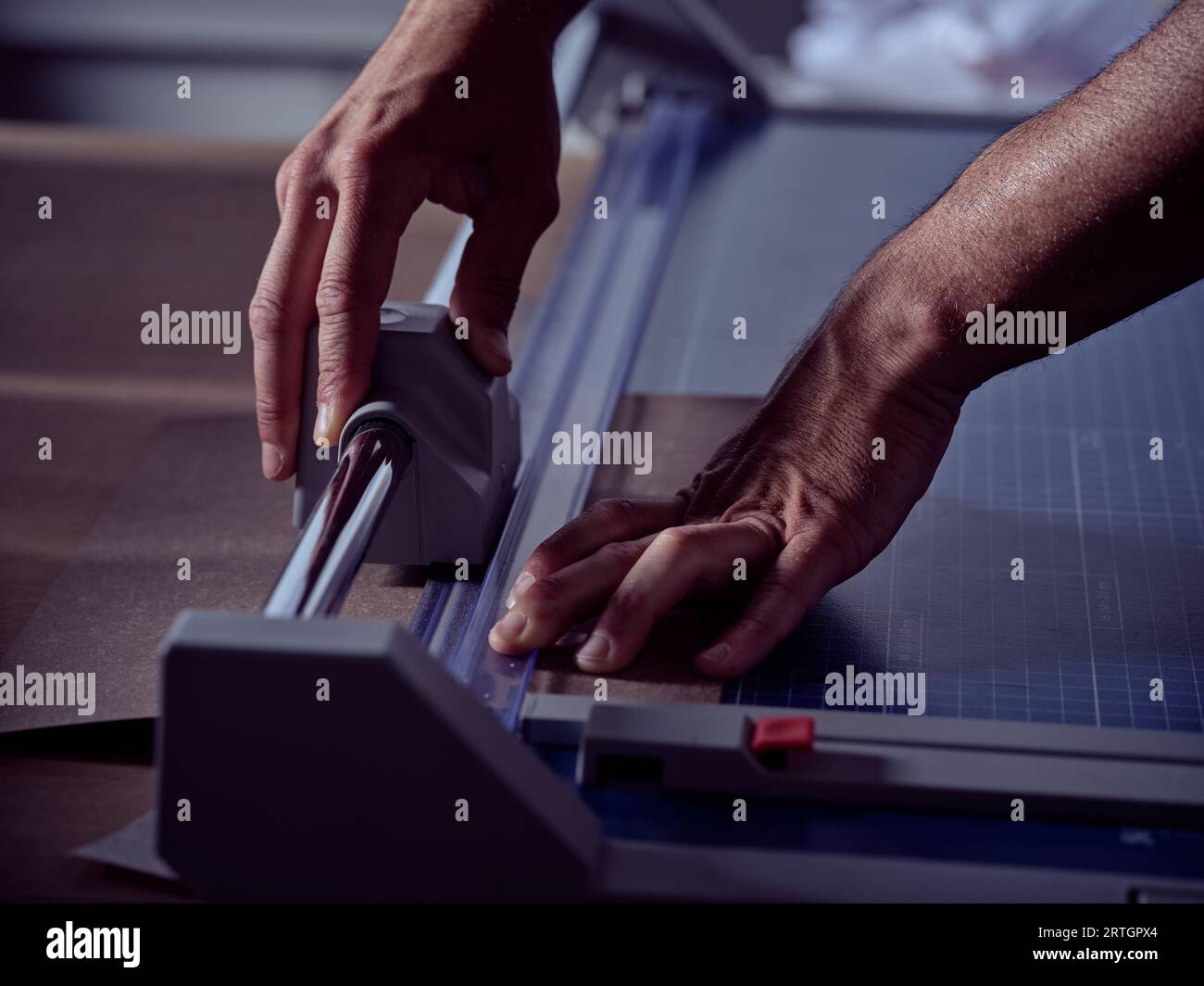 Bookbinding process hi-res stock photography and images - Alamy