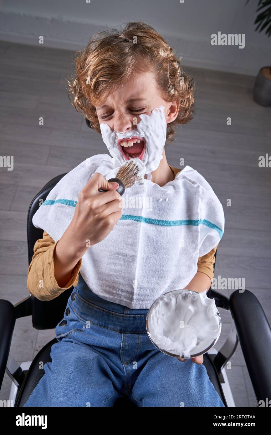 Shaving soap razor blade in hi-res stock photography and images - Alamy