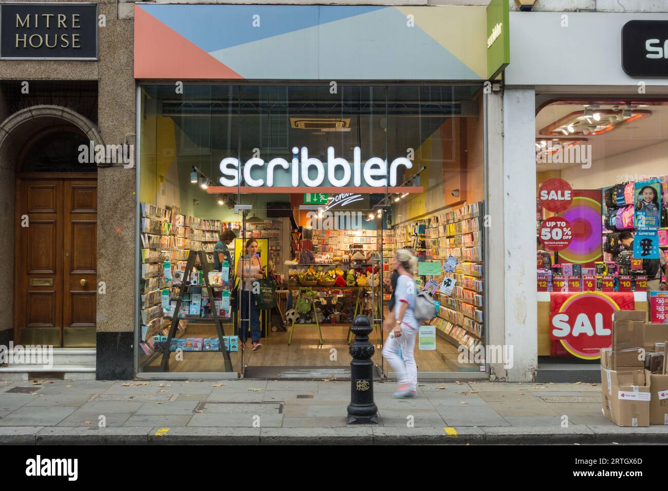 Scribbler shop front on King's Road, Chelsea, London, SW3, England, U.K ...