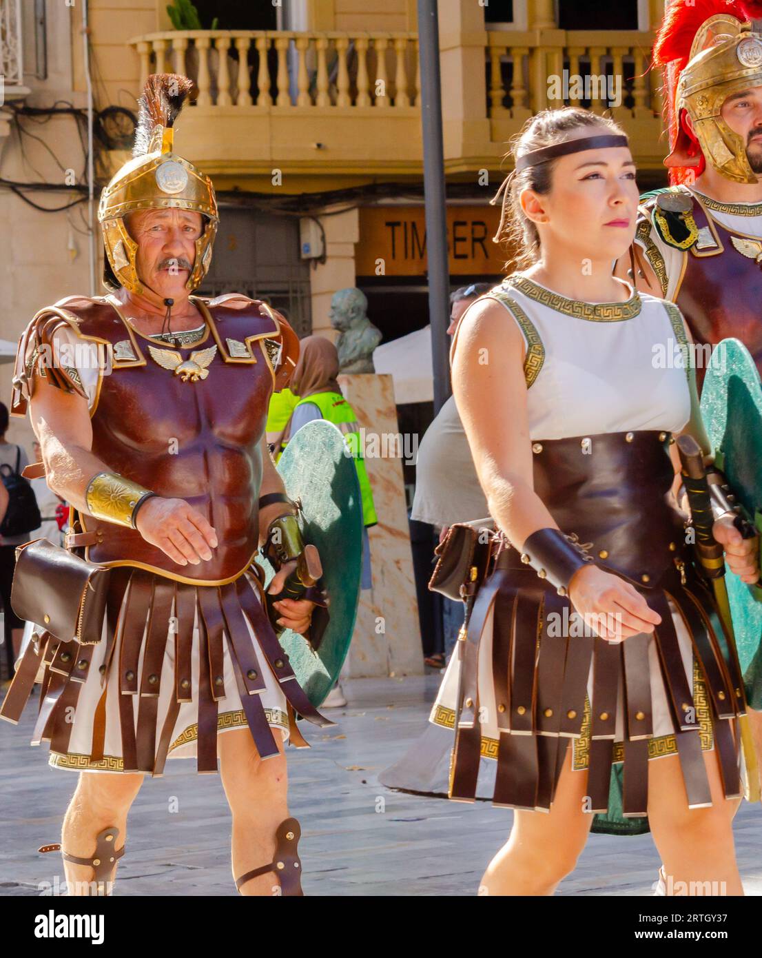 CARTAGENA, SPAIN - 23 SEPTEMBER 2022 Carthaginians and Romans historic ...