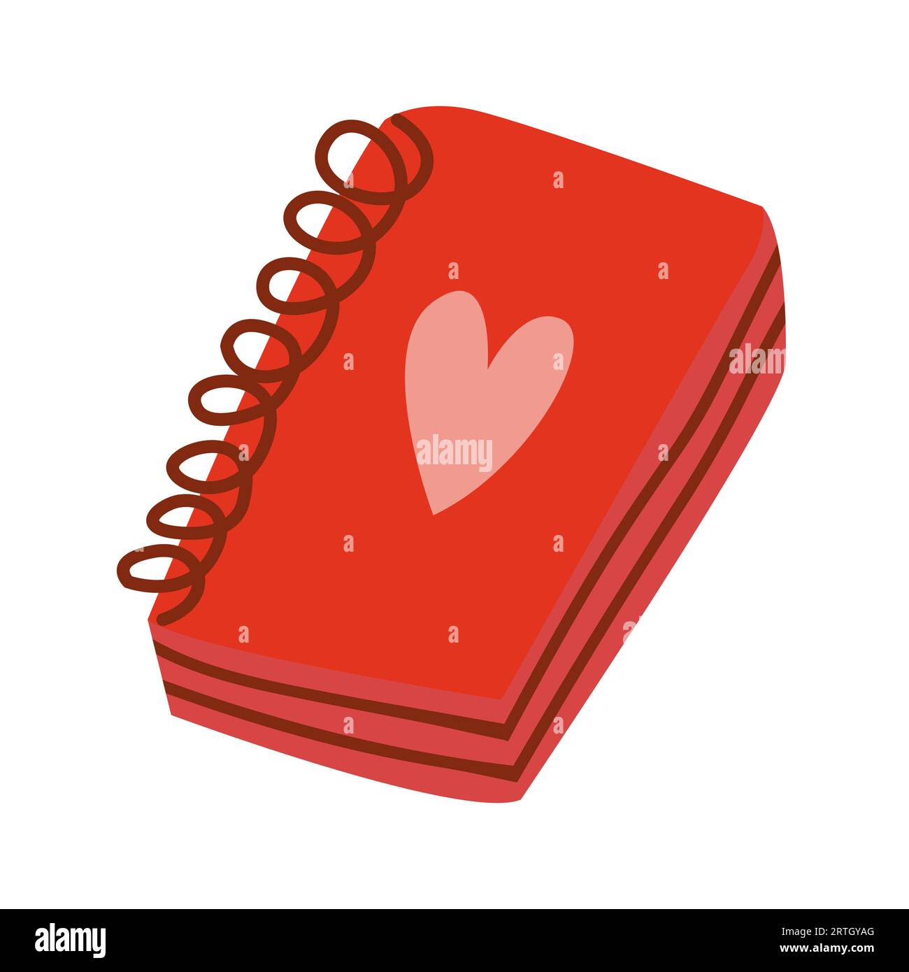 Note paper with heart sketch Stock Vector Images - Alamy