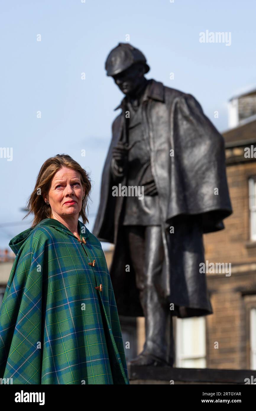 Edinburgh, Scotland, UK. 9th September 2023. Newly refurbished statue ...