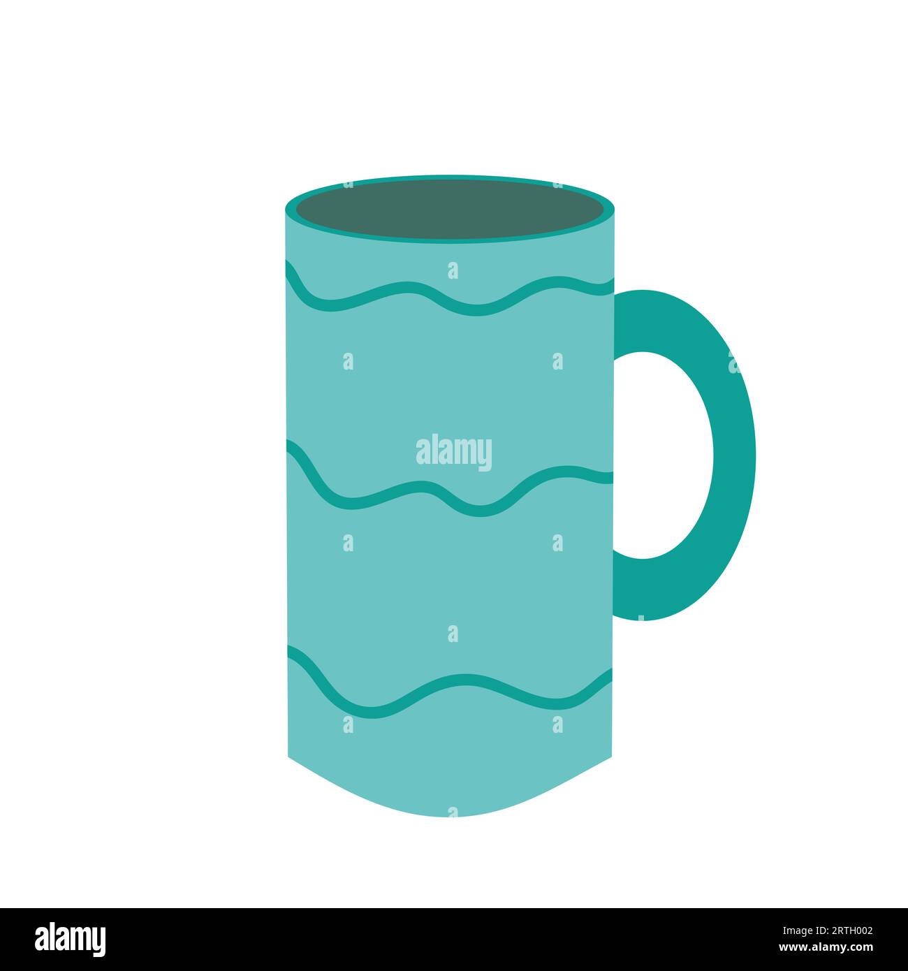 ceramic cup flat style Stock Vector Image & Art - Alamy
