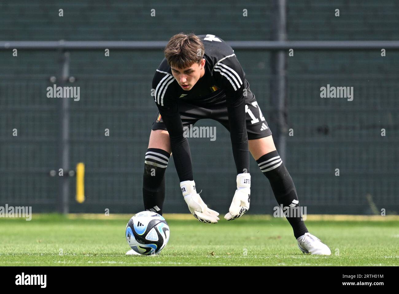 Tubize, Belgium. 11th Sep, 2023. Theo Radelet (12) of Belgium pictured ...