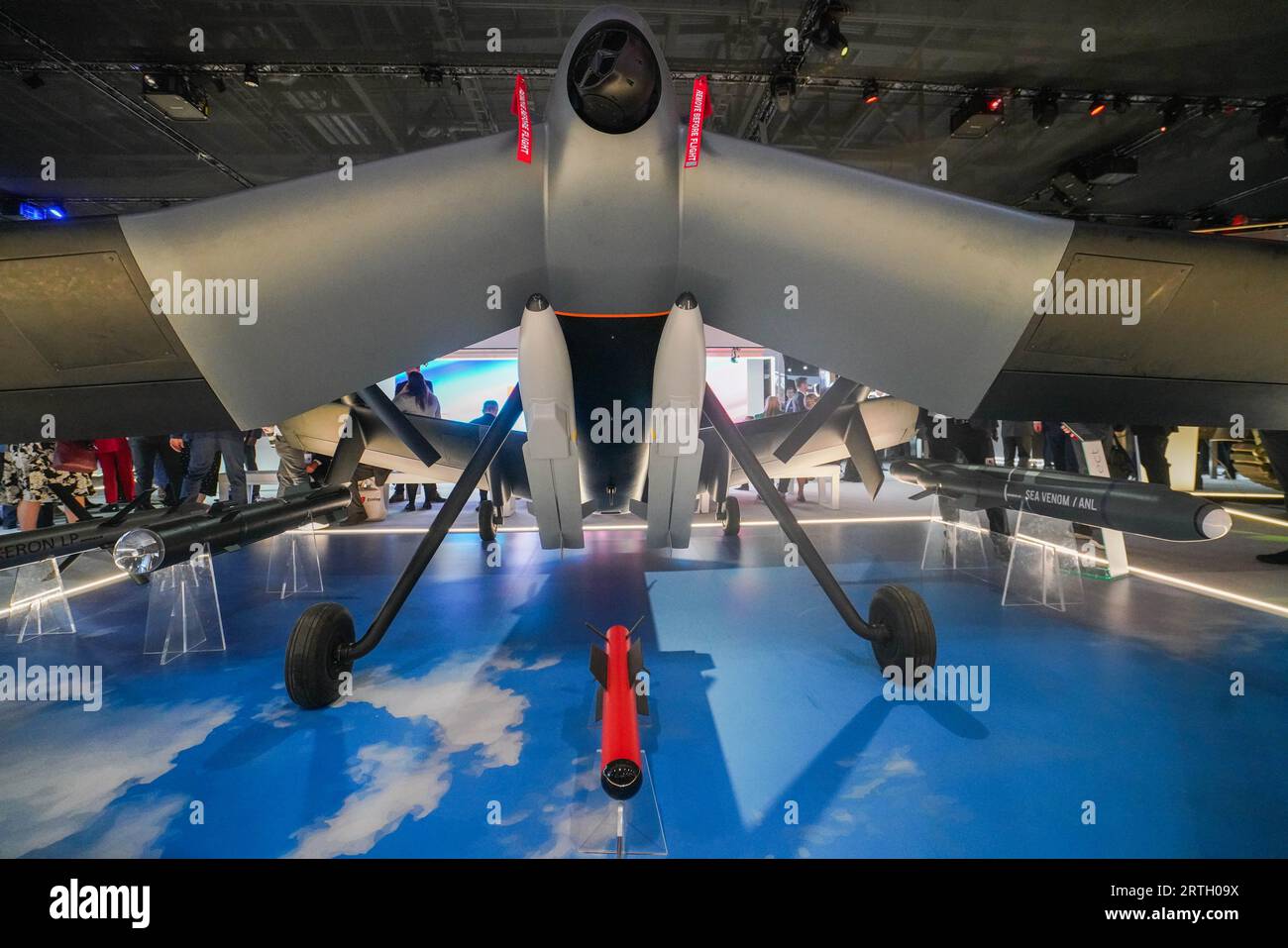 London UK. 13 September 2023 . A STRIX Uncrewed Air System (UAS) from ...