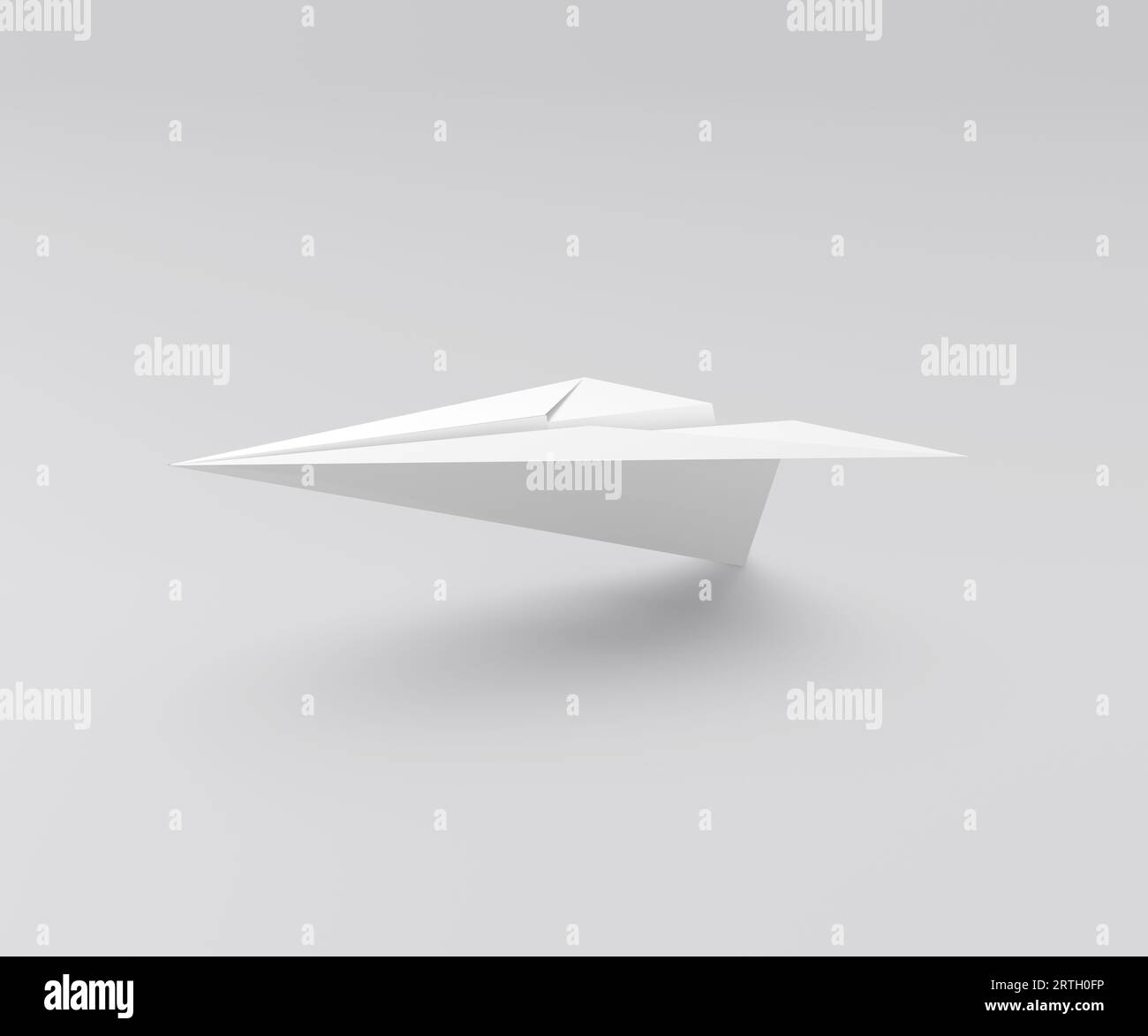 3d Paper plane isolated on grey background.3d illustration Stock Photo ...