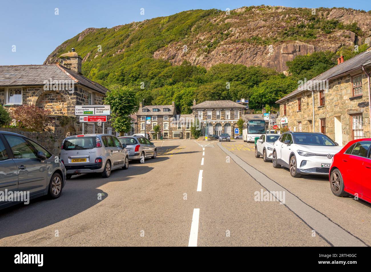 Tremadog (formerly Tremadoc) is a Welsh village in North Wales Stock ...