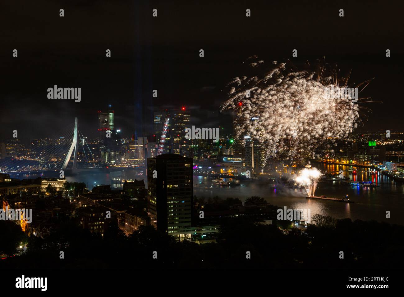 Impression of the fireworks during the 'Wereldhavendagen' (world Port ...