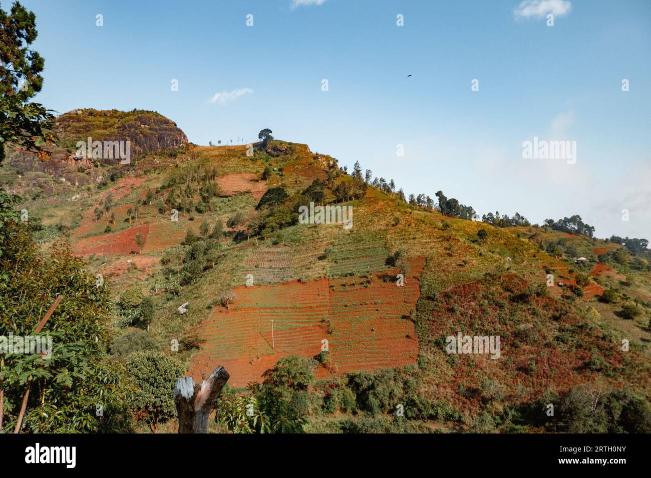 Panoramic view of mountain landscapes on Uluguru Mountains in Morogoro ...