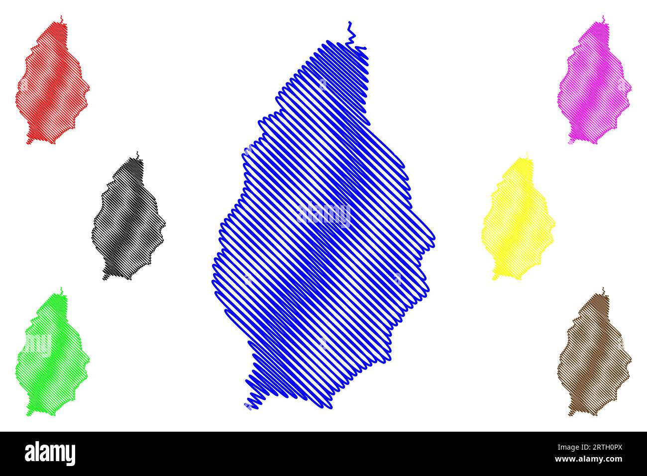 Lake Liyu (Taiwan, Republic of China, ROC) map vector illustration ...