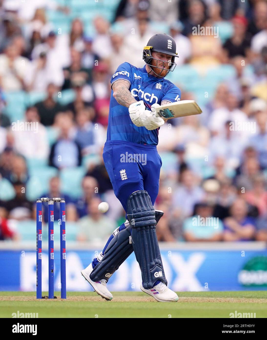 England's Ben Stokes batting during the third one day international ...