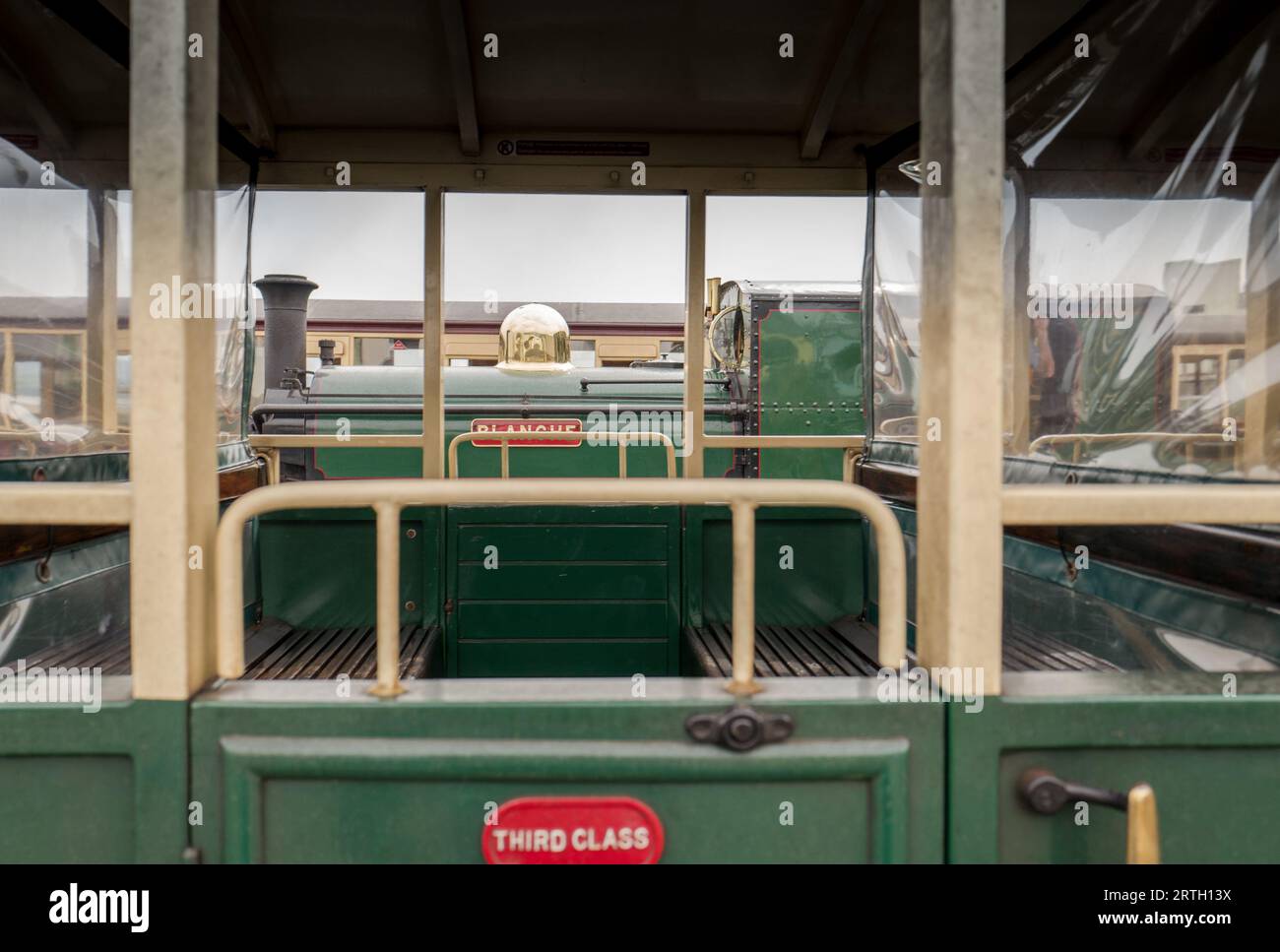 Third class carriages used by the Ffestiniog Railway and Welsh Highland ...