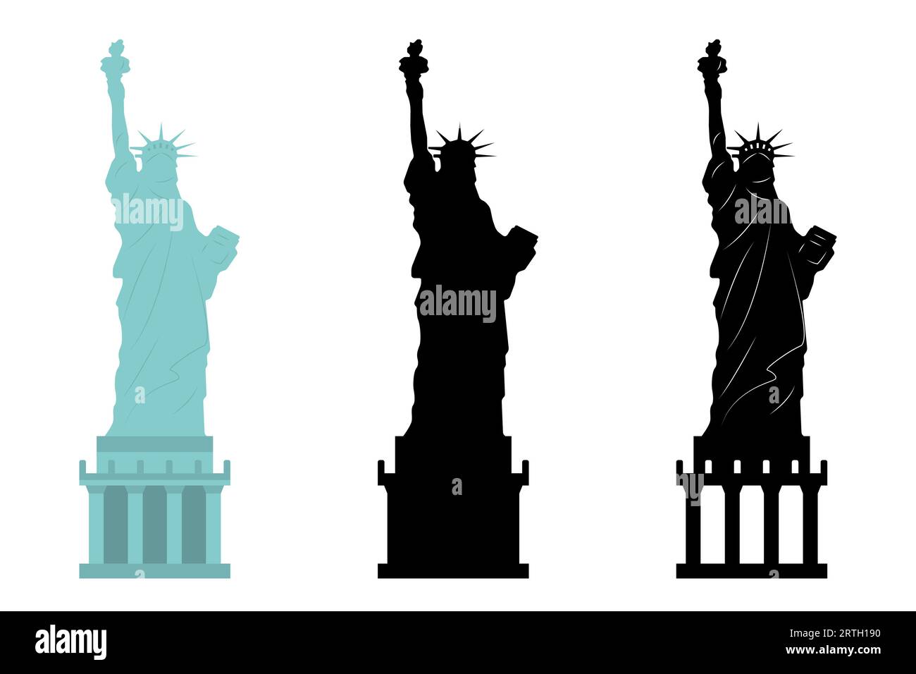 Independence monument view Stock Vector Images - Alamy