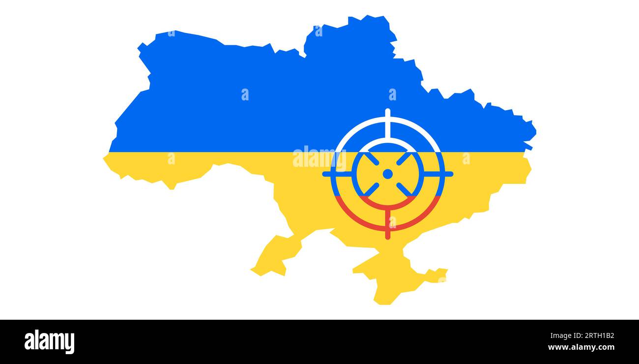 Russia ukraine conflict map Stock Vector Images - Alamy