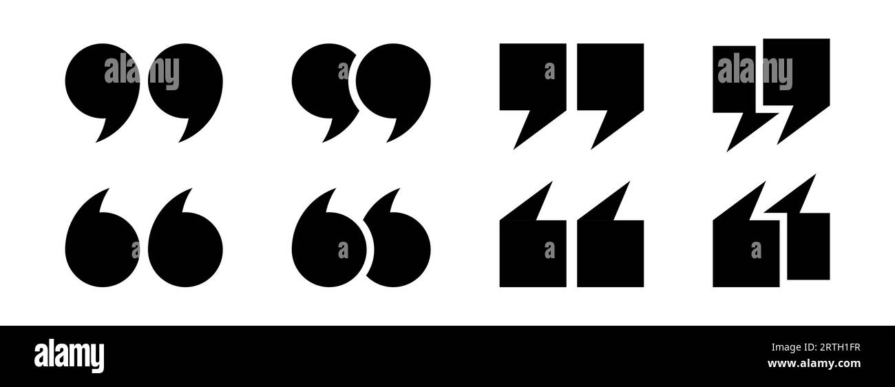 Quoted vector vectors Stock Vector Images - Alamy