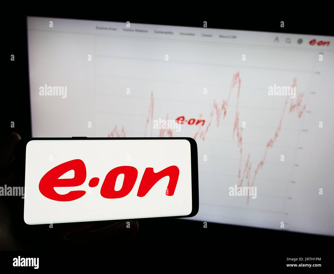 E.on logo hi-res stock photography and images - Alamy