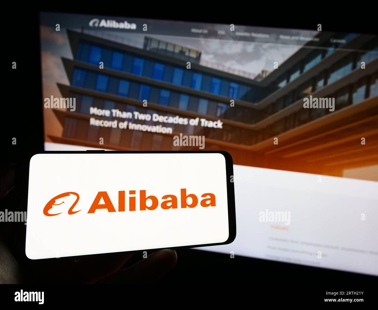Alibaba group logo hi-res stock photography and images - Alamy