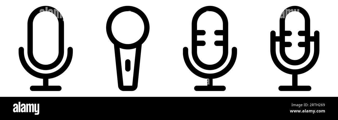 Mic symbol hi-res stock photography and images - Alamy