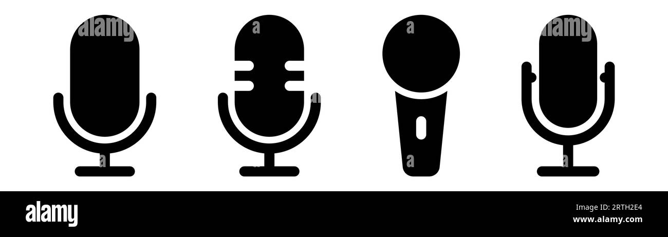 Mic symbol hi-res stock photography and images - Alamy