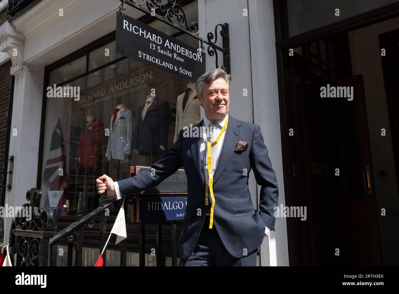 Richard Anderson who has been working on Savile Row for the past 34 ...