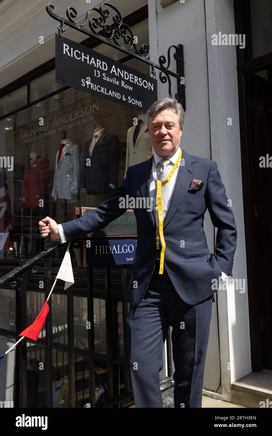 Richard Anderson who has been working on Savile Row for the past 34 ...