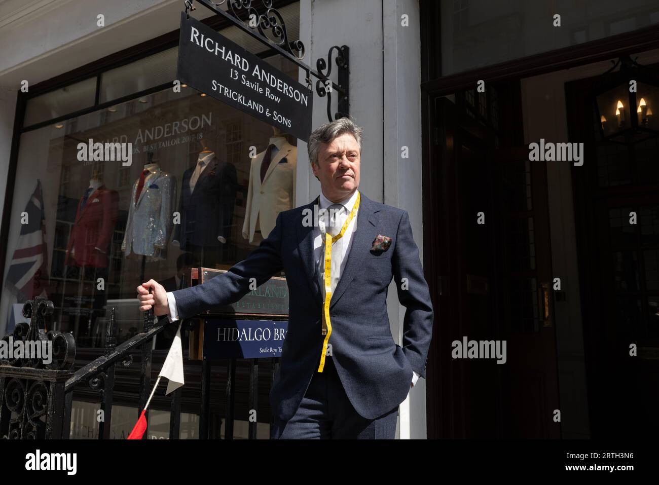 Richard Anderson who has been working on Savile Row for the past 34 ...