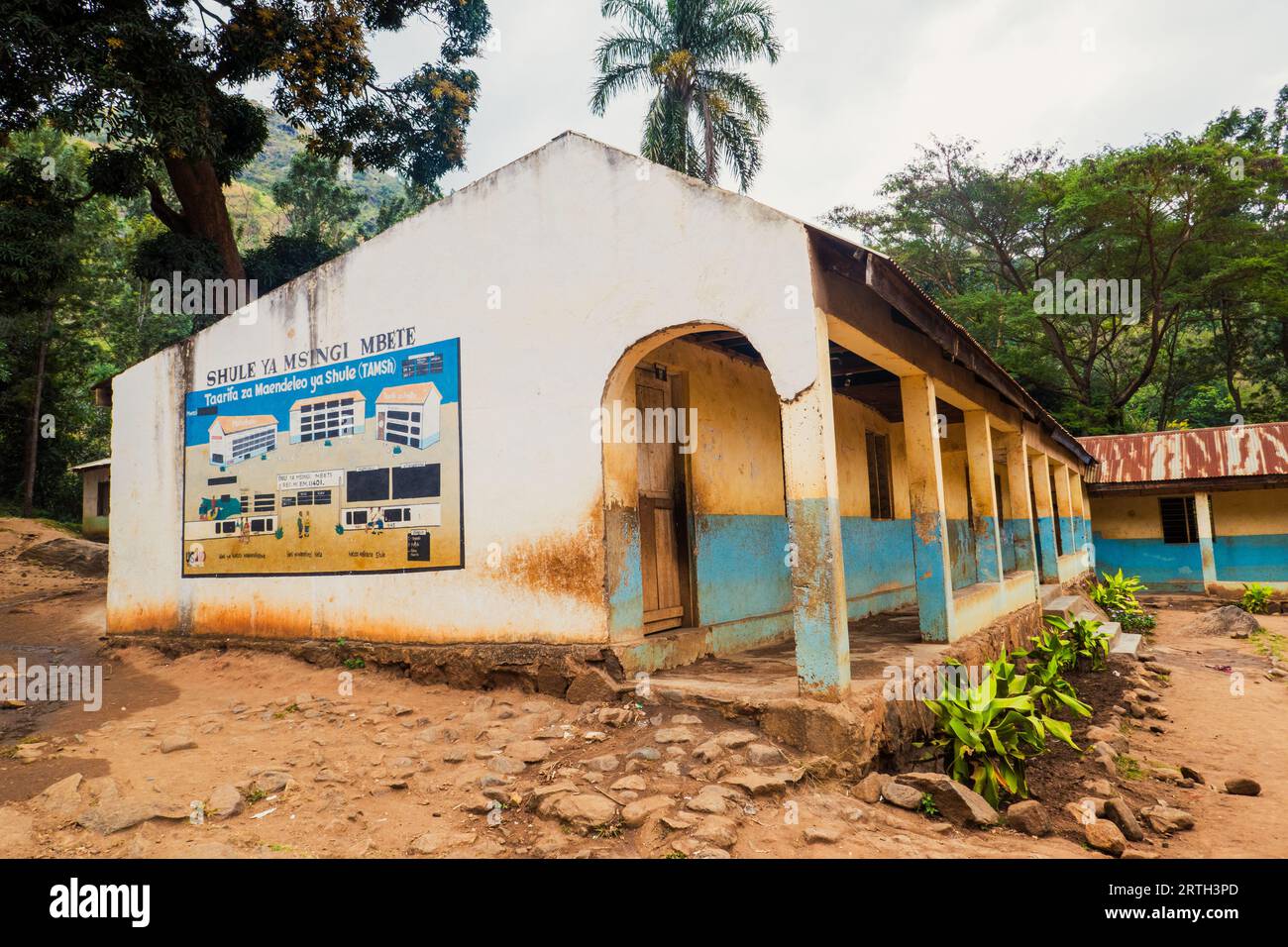 Scenic view of Mbete Primary School in Morogoro Town, Tanzania Stock ...