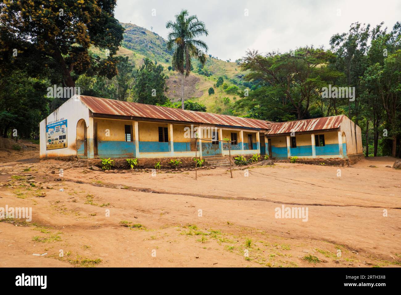 Scenic view of Mbete Primary School in Morogoro Town, Tanzania Stock ...