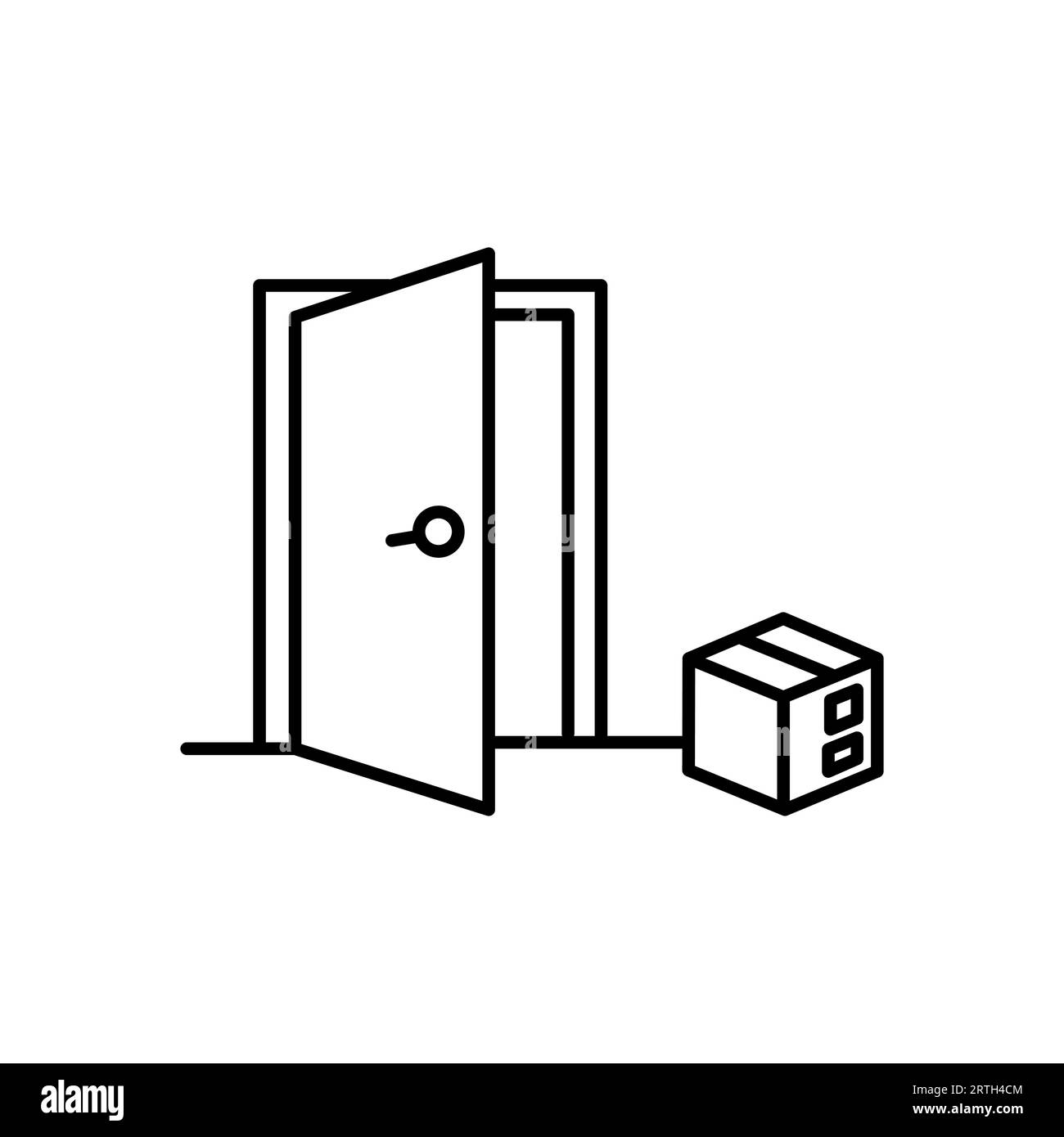 Delivery door delivery Cut Out Stock Images & Pictures - Alamy