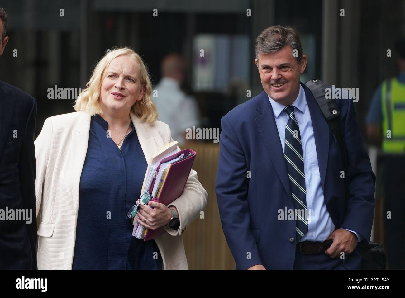 RTE director of legal affairs and group secretary Paula Mullooly (left ...