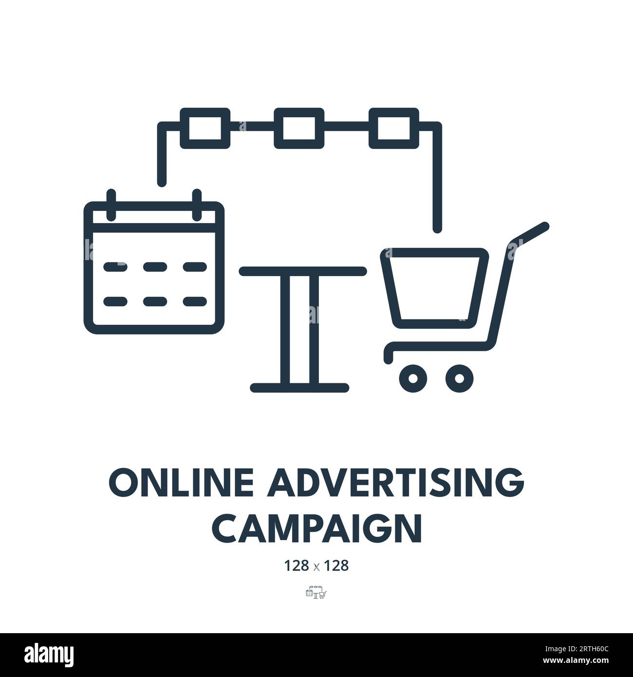 Online Advertising Campaign Icon. Digital, Marketing, Promotion ...
