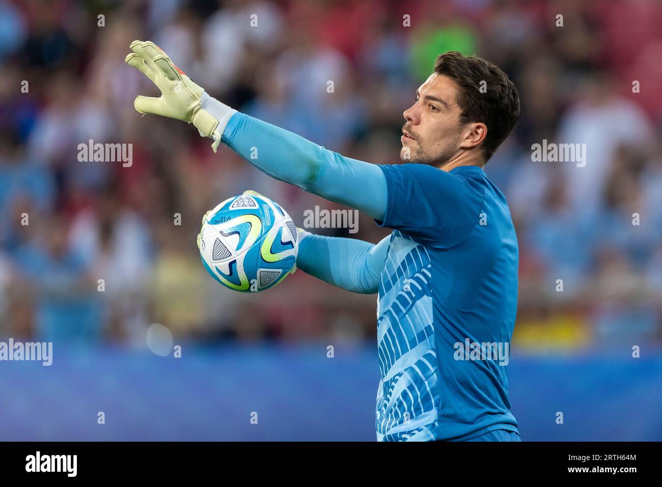 Athens, Greece - August 16,2023: Player of Manchester City Stefan ...