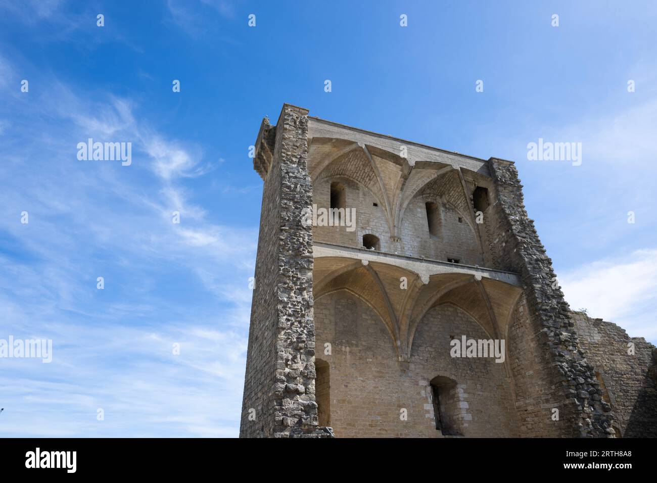 Château de Châteauneuf-du-Pape Destroyed by the Germans in World War II ...