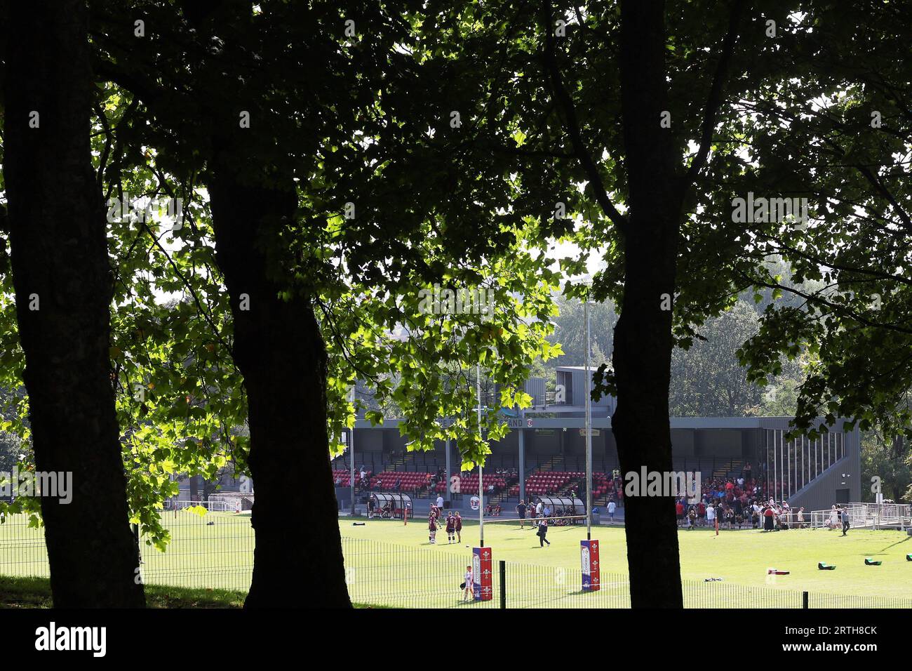 The Ray Prosser, main Pontypool RFC stand. Pontypool RFC v Swansea RFC ...