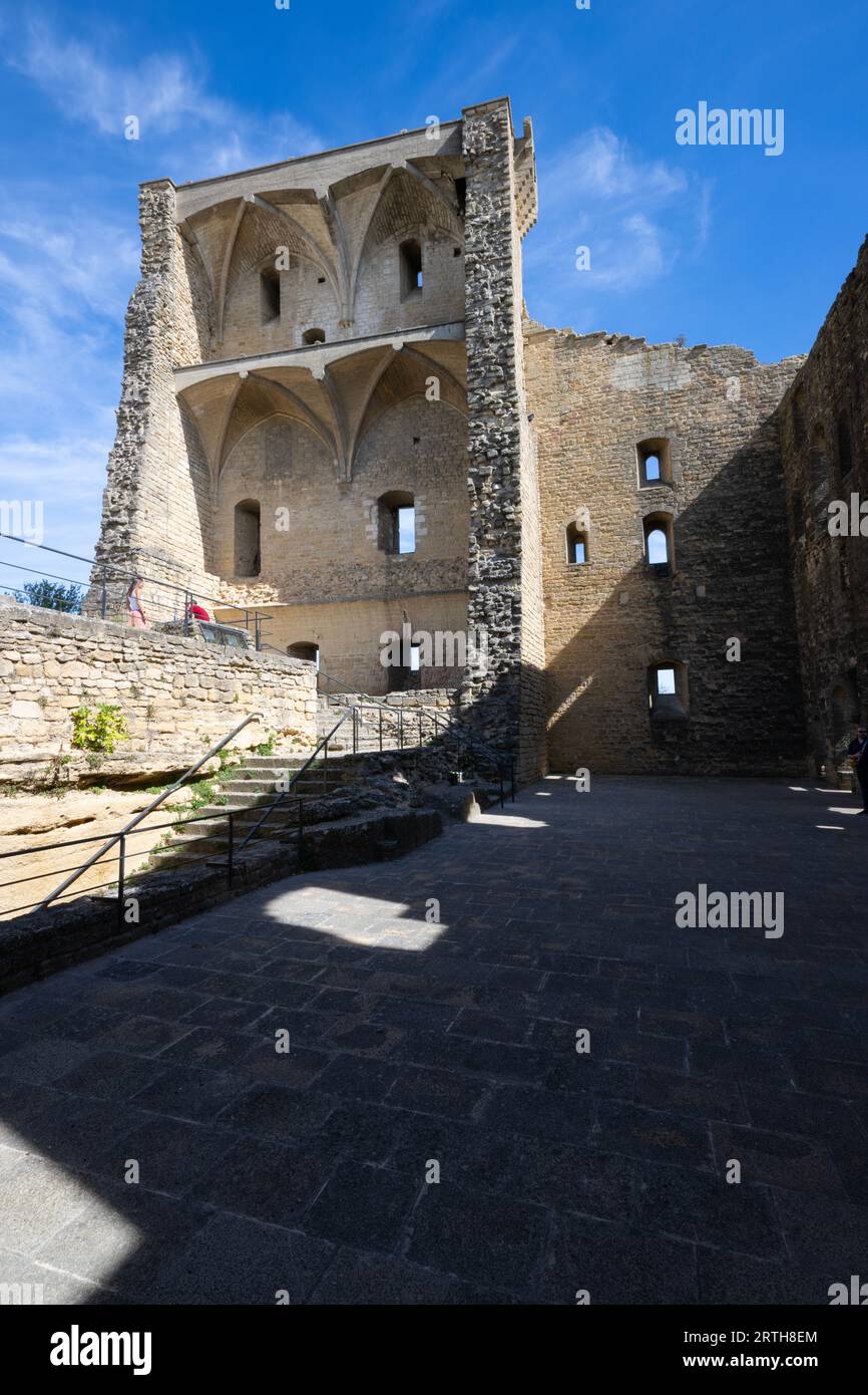 Château de Châteauneuf-du-Pape Destroyed by the Germans in World War II ...
