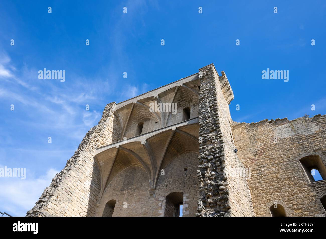 Château de Châteauneuf-du-Pape Destroyed by the Germans in World War II ...