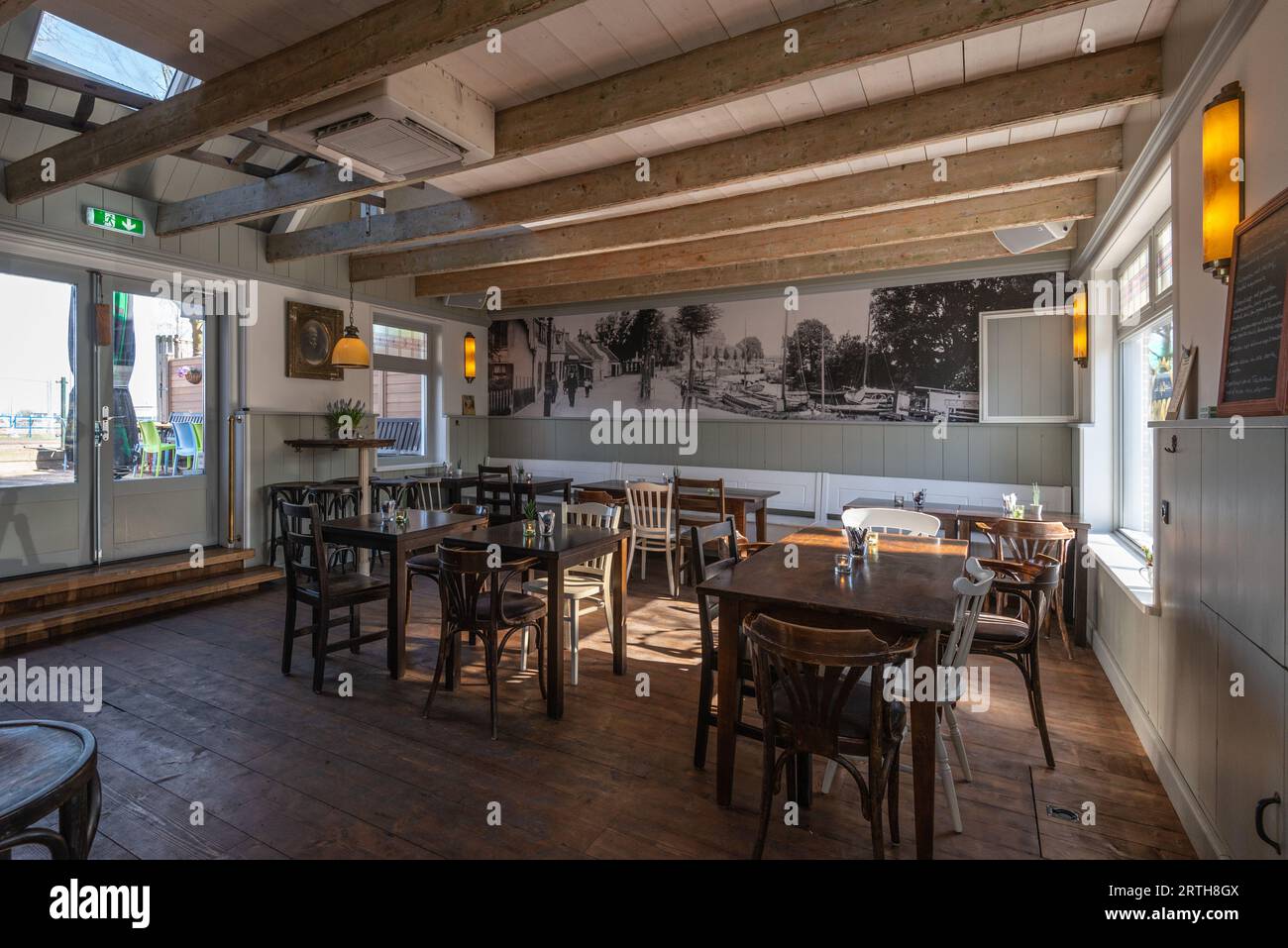Interior photos of ONS, a rustic café bar on the North side of ...