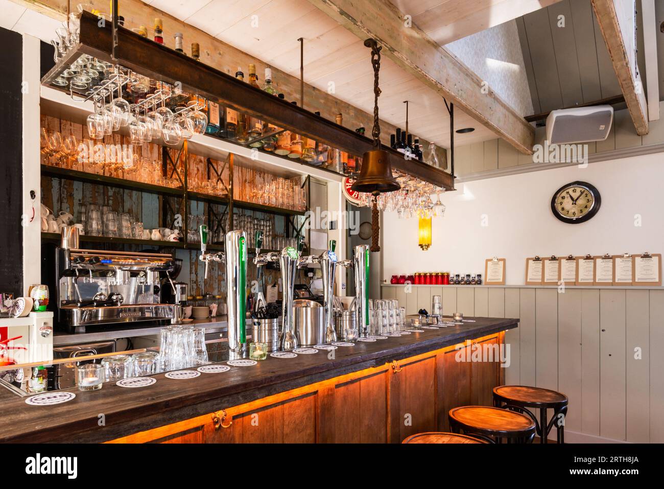 Interior photos of ONS, a rustic café bar on the North side of ...