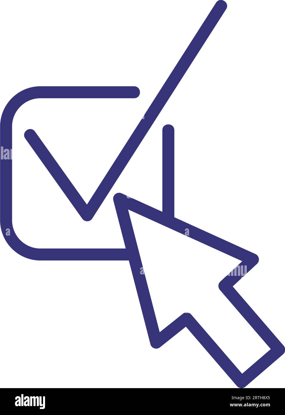 Select line icon Stock Vector Image & Art - Alamy