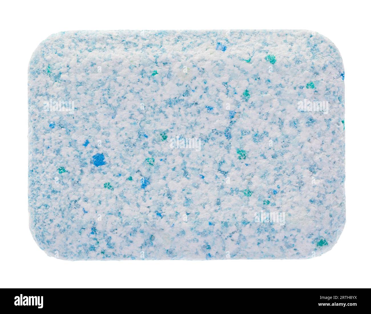 Dishwashing detergent tablet isolated on white background Stock Photo ...