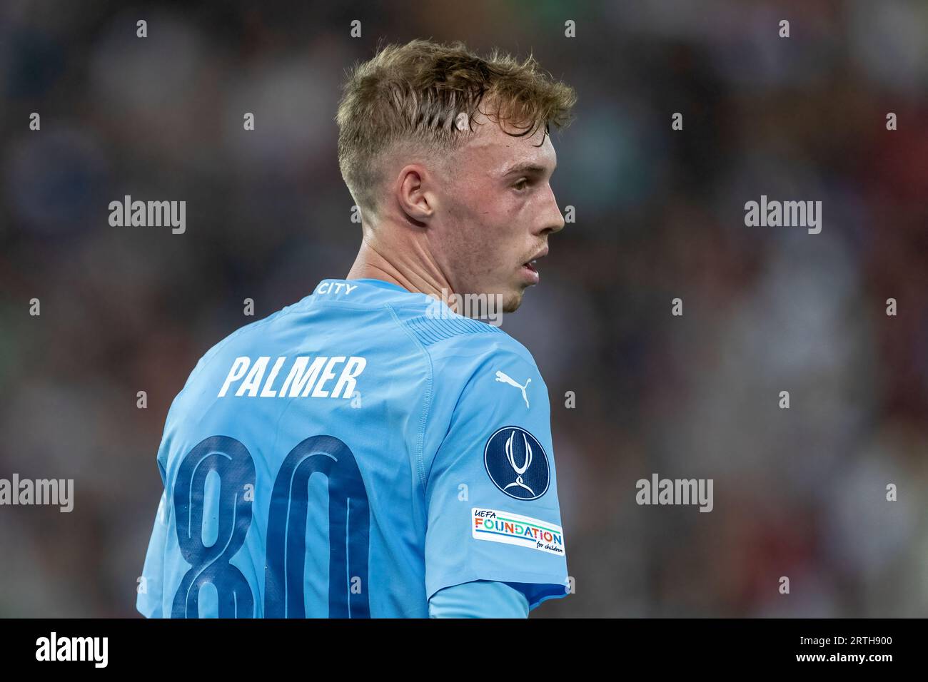 Athens, Greece - August 16,2023: Player of Manchester City Cole Palmer ...
