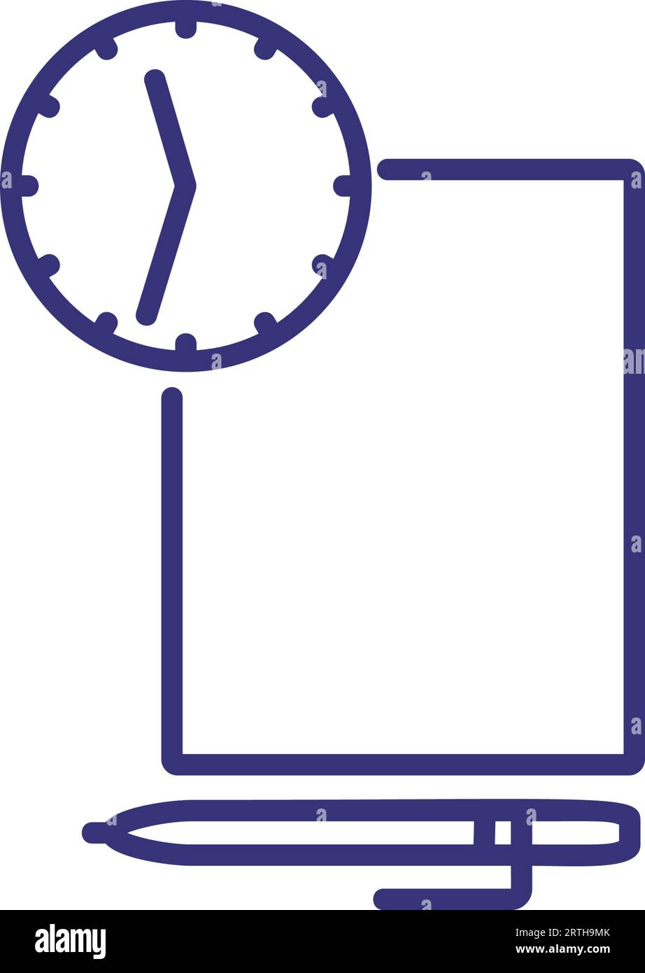 Time limit line icon Stock Vector Image & Art - Alamy