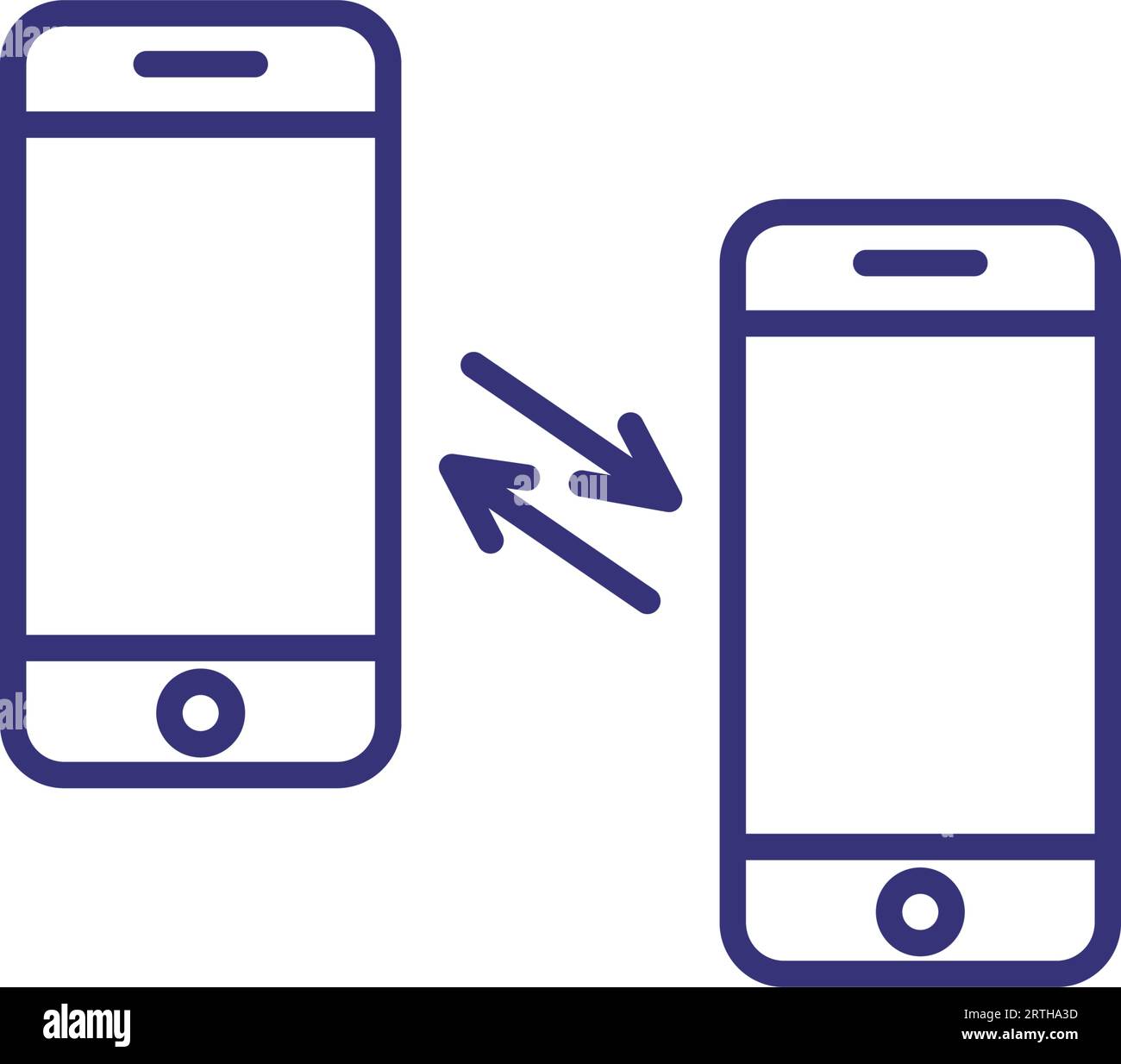 Data transfer line icon Stock Vector Image & Art - Alamy