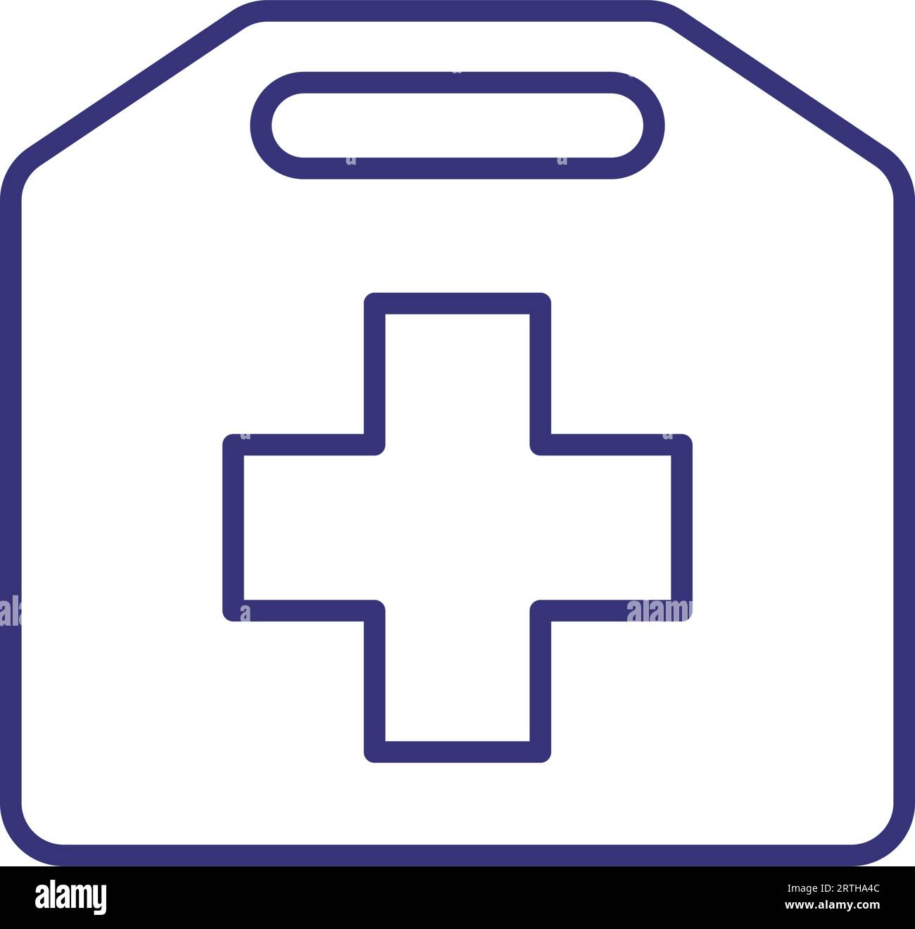 First kit icon linear Stock Vector Images - Alamy