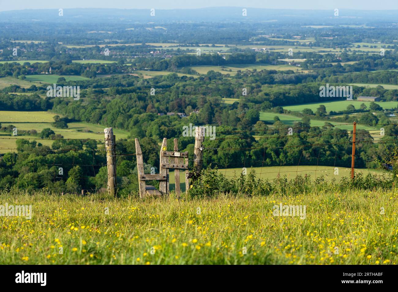 South Downs National Park, Brighton, East Sussex, England, Uk Stock ...